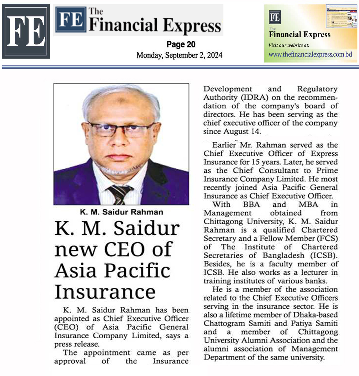 Asia Pacific General Insurance Co. ltd